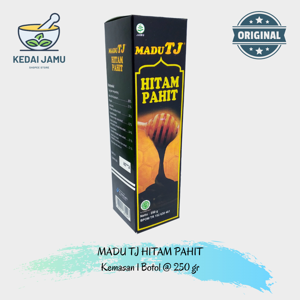 Jual MADU TJ HITAM PAHIT BOTOL 250 Gram | Shopee Indonesia
