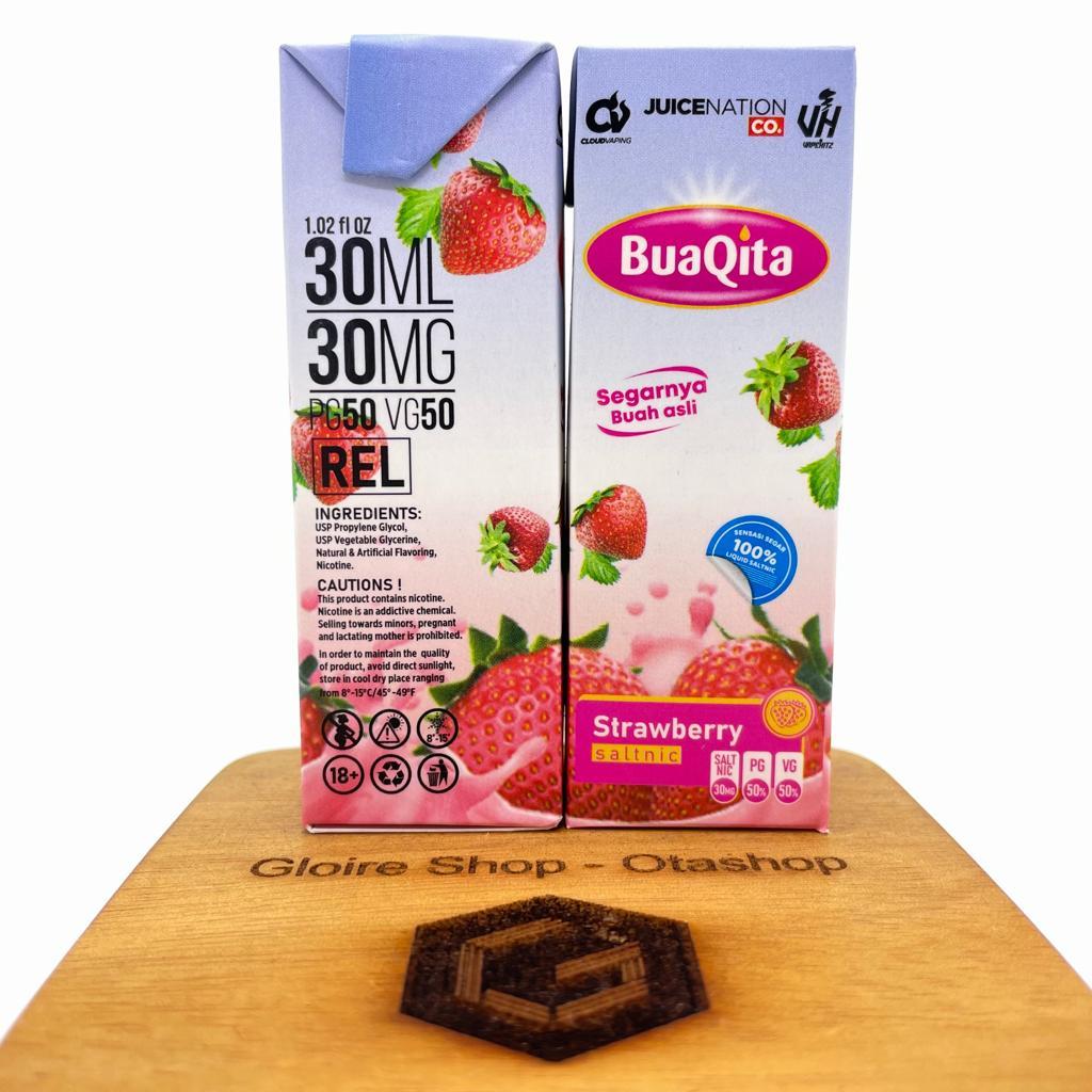 Jual SALT - Buaqita STRAWBERRY ICE 30ML 30MG by Juicenation CV Hitz ...