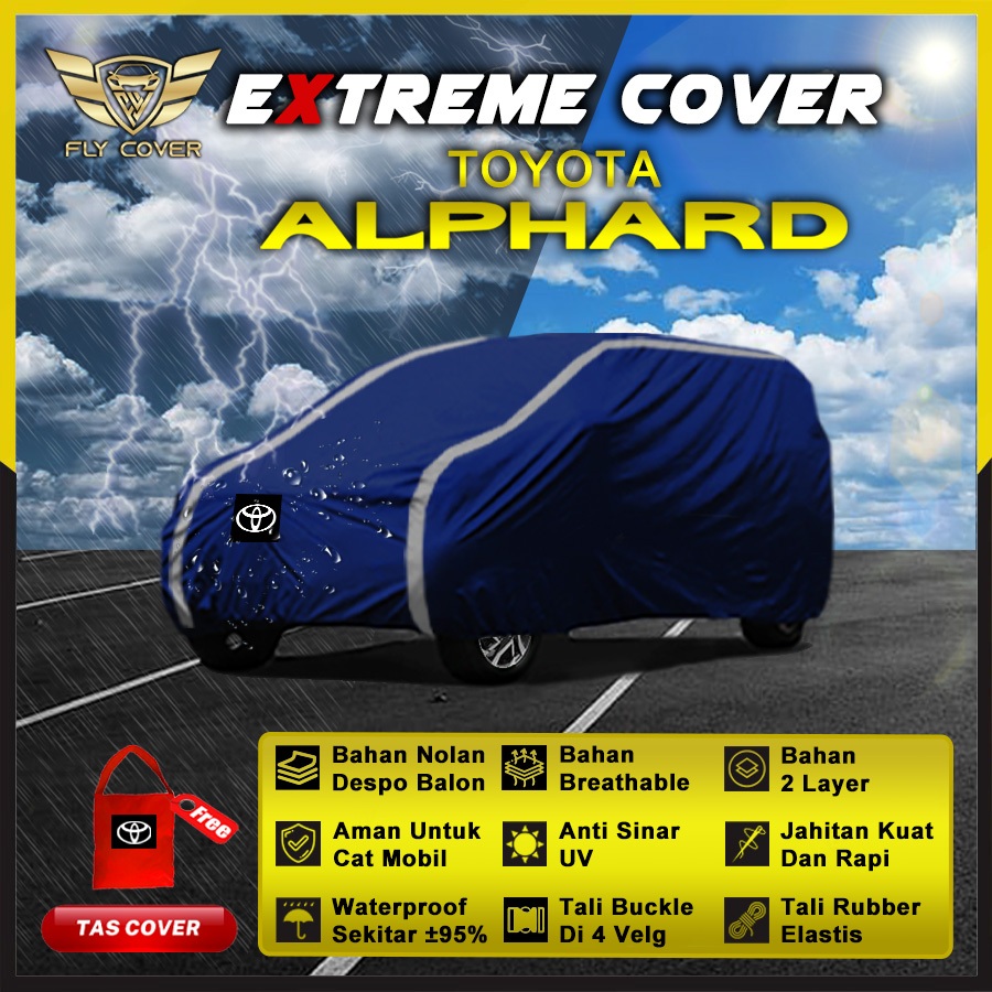 Jual Body Cover Mobil Alphard Sarung Mobil Toyota Alphard Outdoor ...