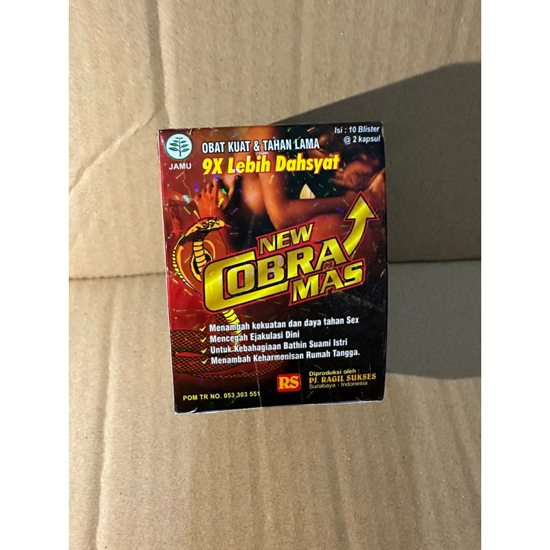 Jual COBRA MAS ORIGINAL KAPSUL (OBAT KUAT) | Shopee Indonesia