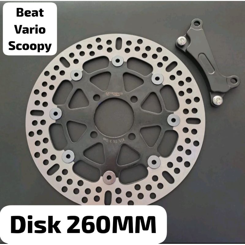 Jual PIRINGAN DISK PIRINGAN CAKRAM LEBAR HONDA 260 MM MOTOR BEAT VARIO ...