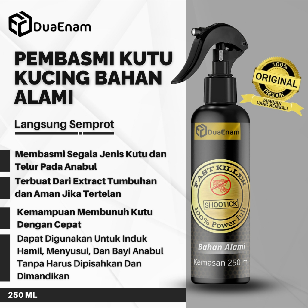 Jual SHOOTICK SPRAY 250ml OBAT KUTU KUCING DAN ANJING, KUTU LONCAT ...