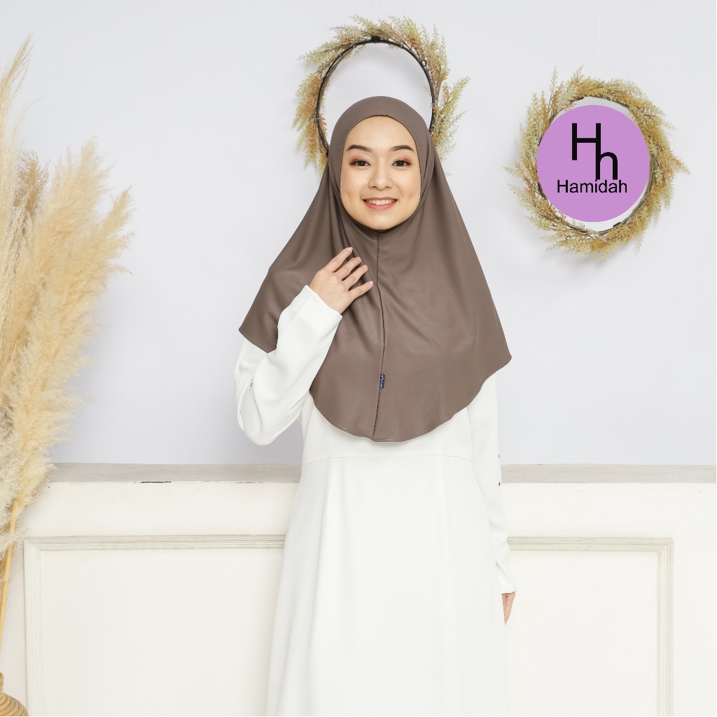 Jual HIJAB BERGO MALAY HAMIDAH / KERUDUNG INSTAN | Shopee Indonesia
