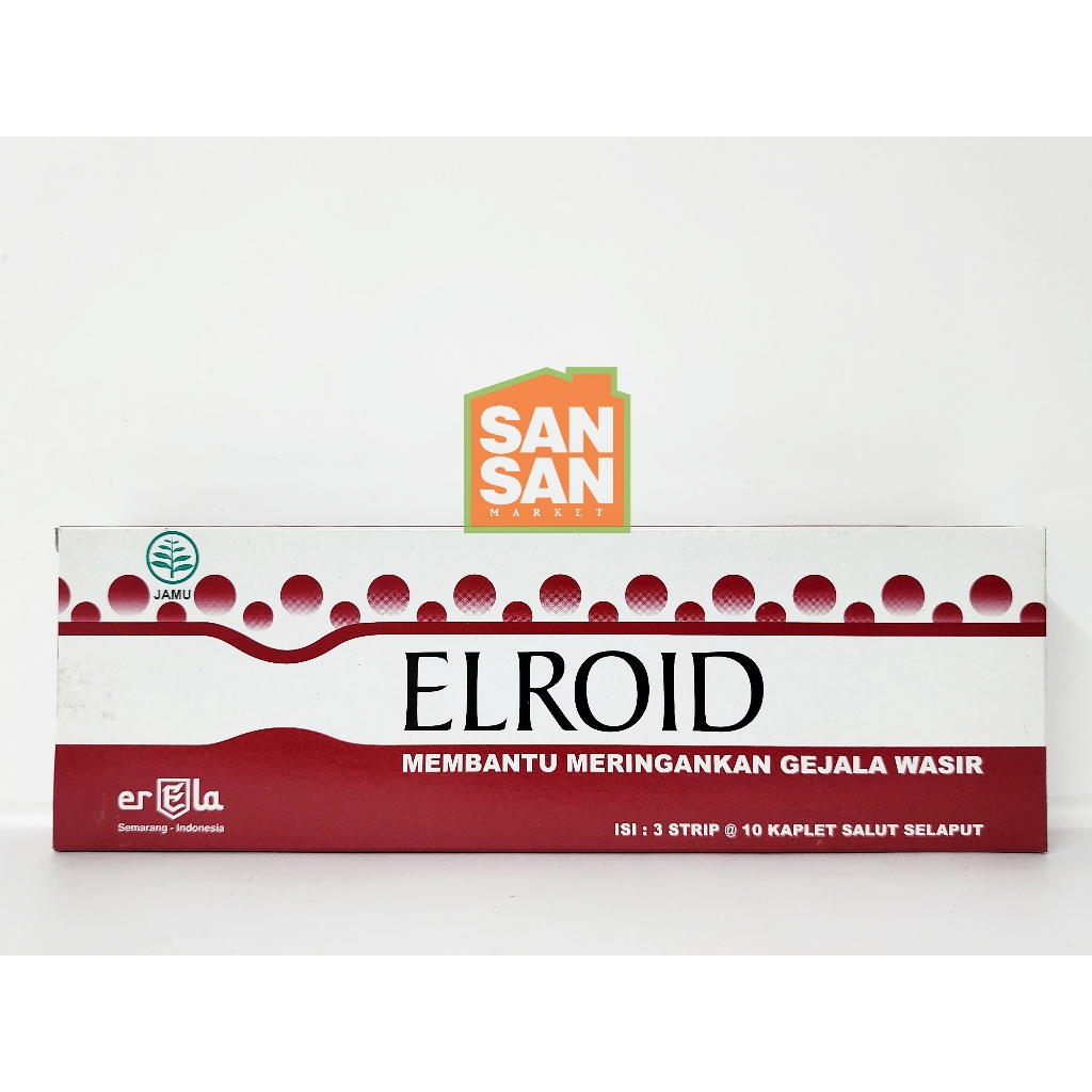 Jual Elroid Box isi 30 Tablet - obat wasir ambeien | Shopee Indonesia