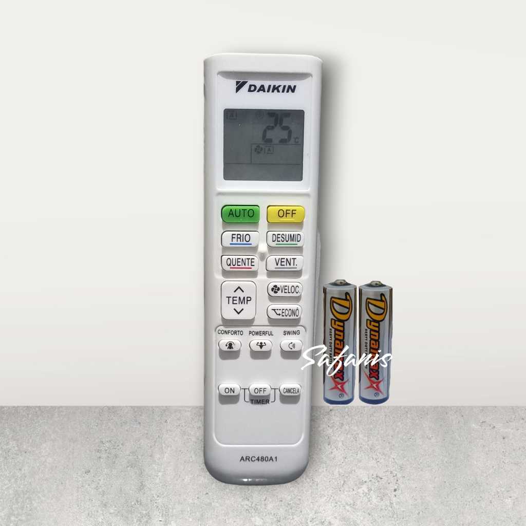 Jual Remote AC Daikin ARC480A1 - Free Baterai | Shopee Indonesia