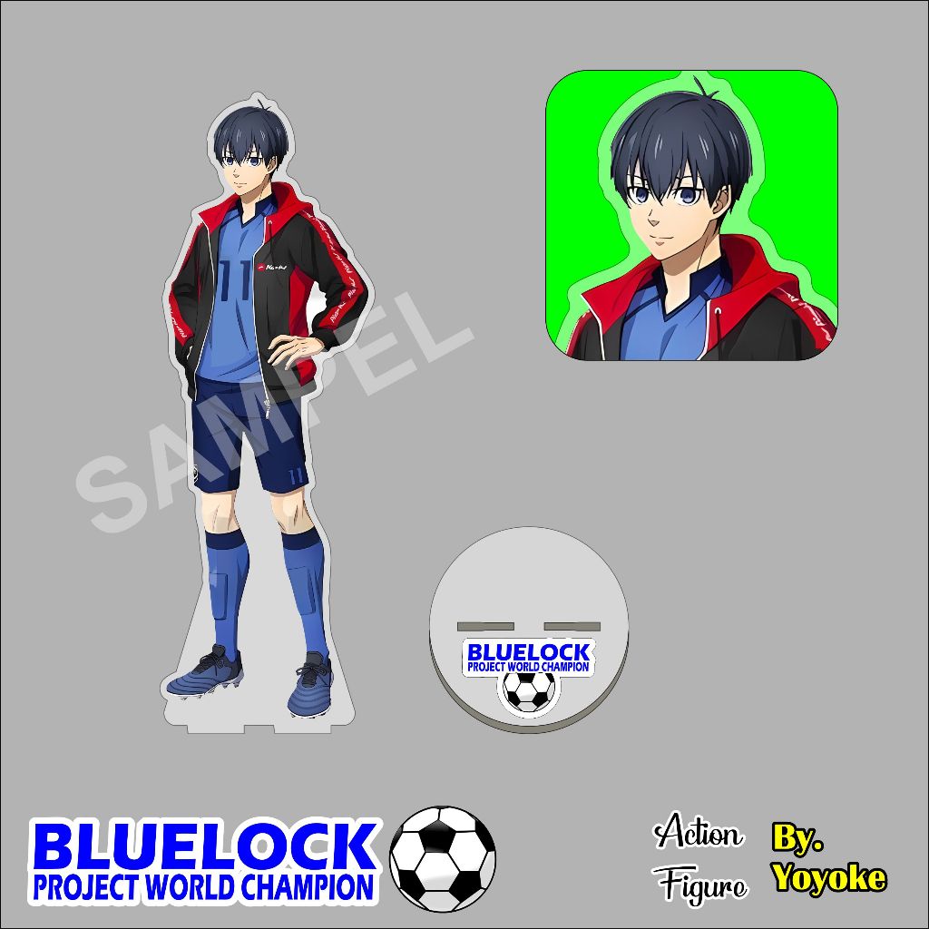 Jual Standee Anime Blue Lock | Standee Akrilik Blue Lock | Action ...