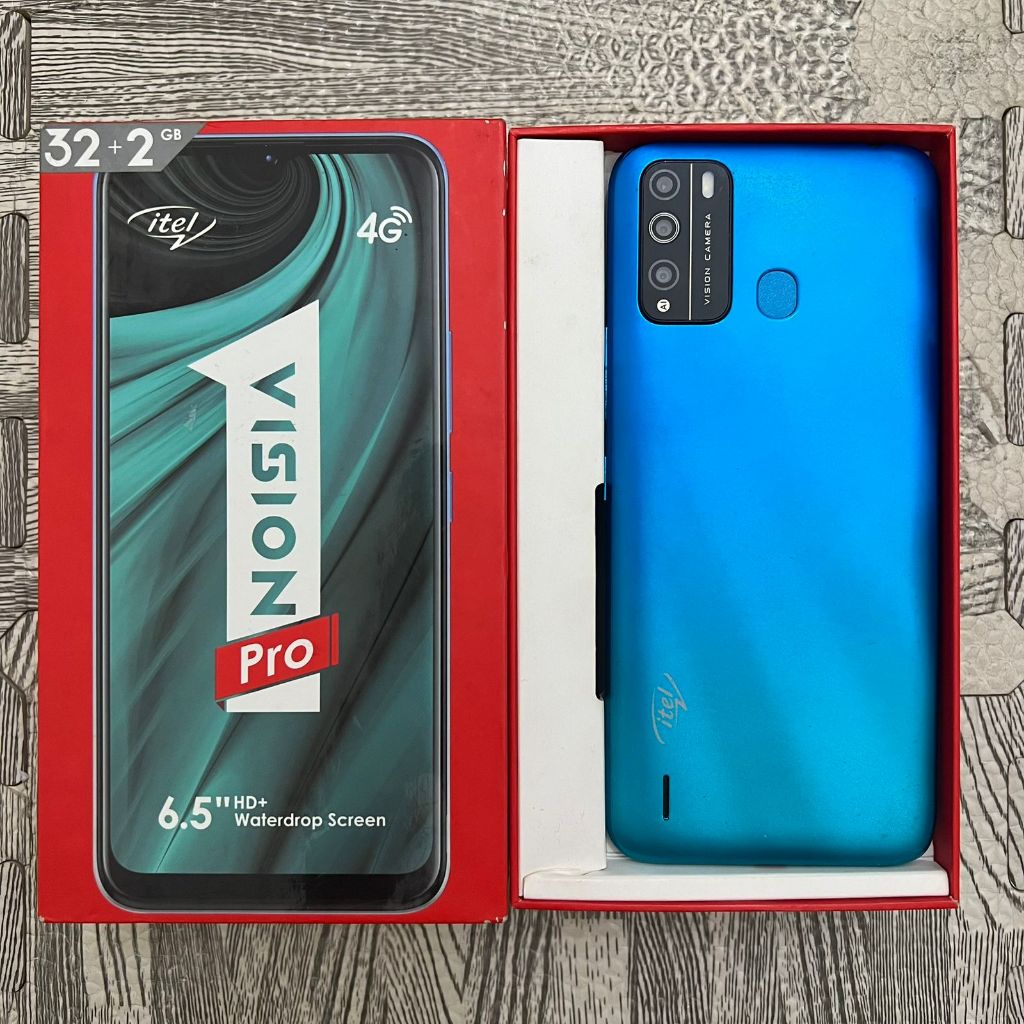 Jual ITEL Vision 1 Pro 3/32 GB Second Fullset Bekas Resmi | Shopee ...