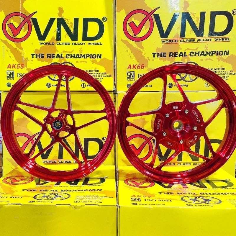 Jual Velg VND Vspeed V Speed V-Speed Bintang Ring 14Beat / Scoopy / Genio / Spacy / Vario 110 ...