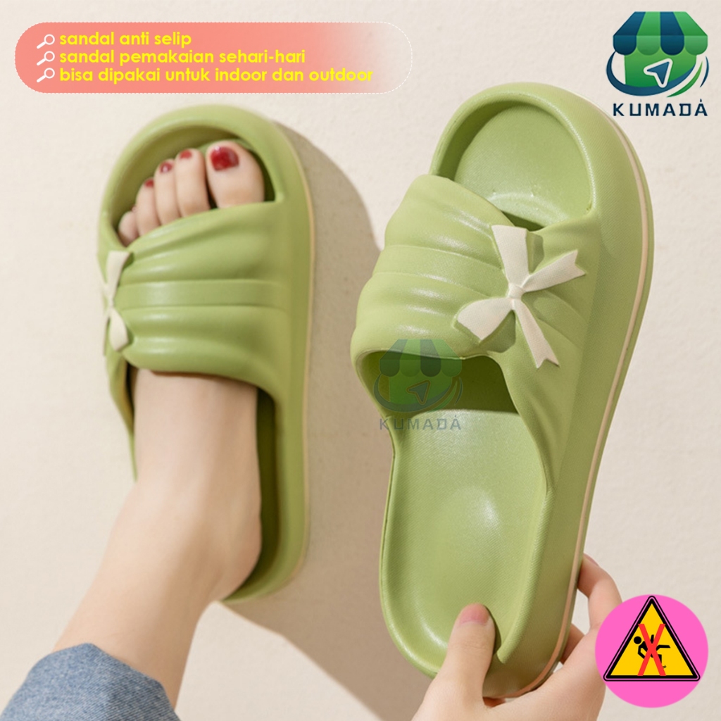 Jual Sandal Untuk Wanita Sandal PVC Kamar Mandi Anti-selip Rumah Dalam ...