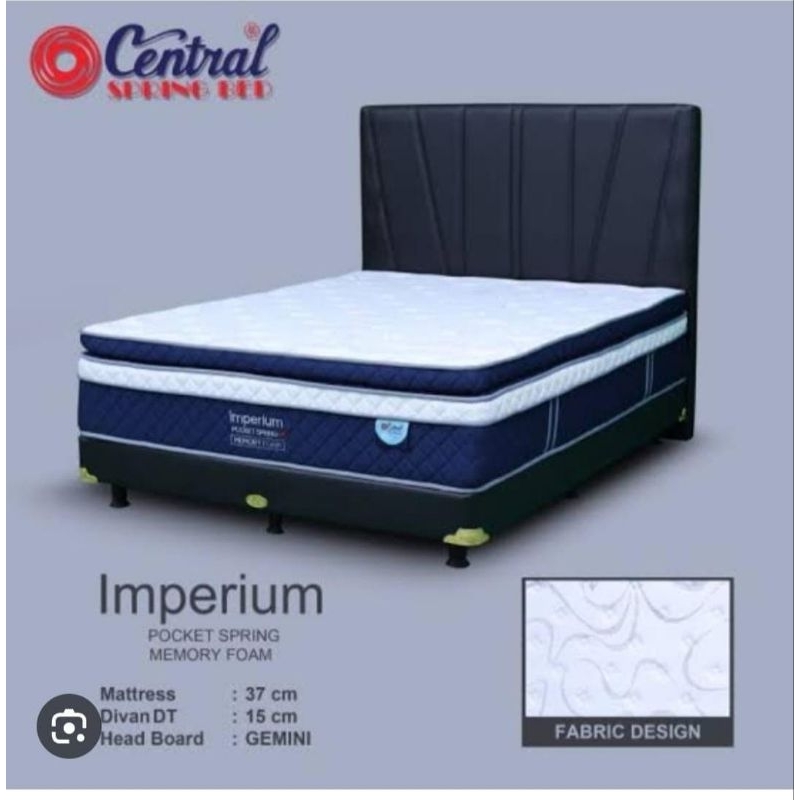 Jual Kasur spring bed central deluk plus/Dominiq/Imperium | Shopee ...