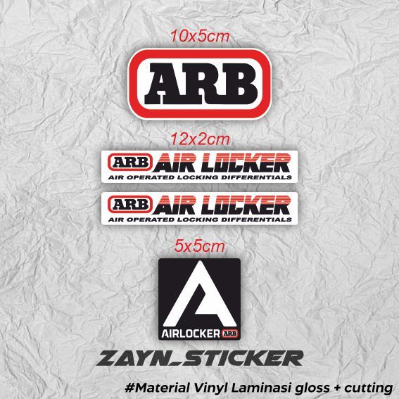 Jual STICKER ARB AIR LOCKER, AIR LOCK | Shopee Indonesia