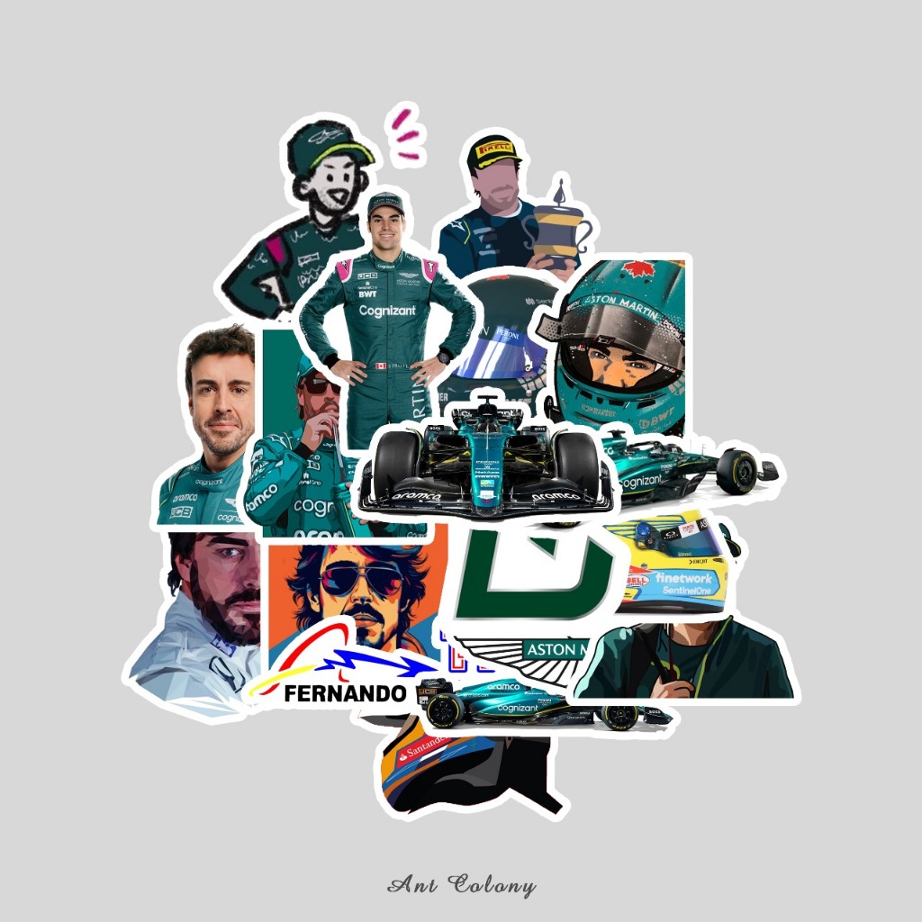 Jual Stiker Pack Formula 1 F1 Sticker Vinyl Doff Laminasi | Sticker ...