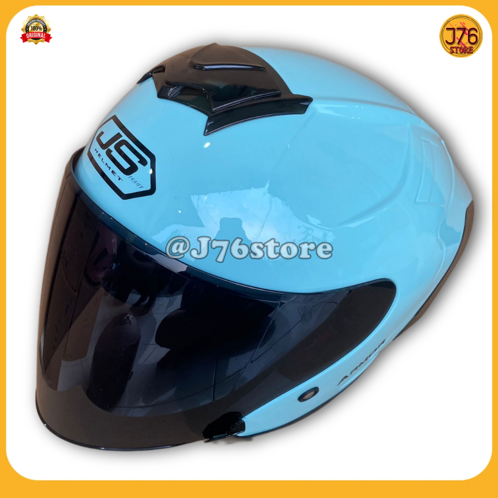 Jual Helmets Sepeda Motor Half Face Js Armor Yakuza Solid Polos ...