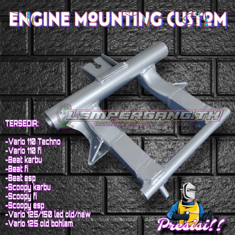 Jual ENGINE MOUNTING VARIO 125 150 BEAT PANJANG CUSTOM STREETRACING ...