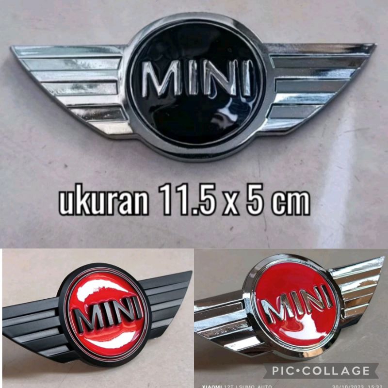 Jual emblem logo MINI model sayap bahan metal | Shopee Indonesia