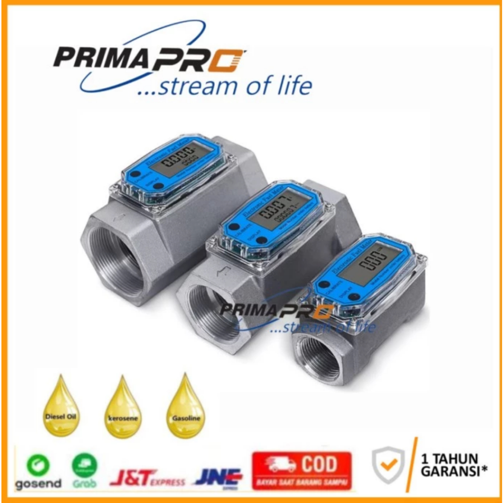 Jual flowmeter solar 1 inch Digital Flow meter solar 1 in Digital ...