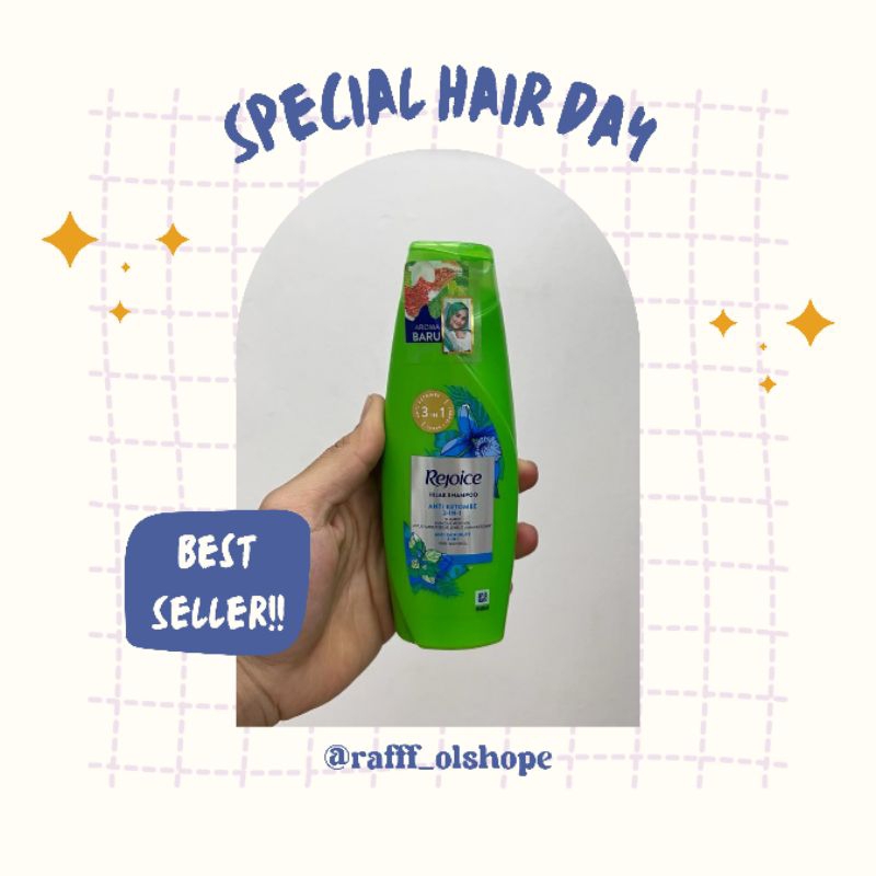 Jual Rejoice Hijab Shampoo Anti Ketombe 3in1 Shampo | Shopee Indonesia