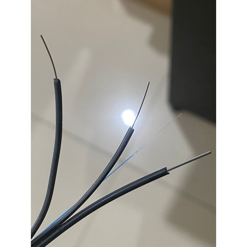 Jual Kabel FO Dropcore KOSMOSWAVE 1core 3kawat seling panjang 1000M ...