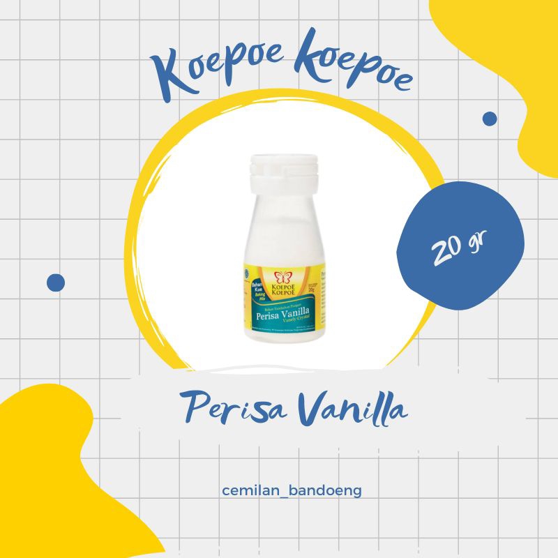 Jual PERISA VANILA POWDER CAP KOEPOE KOEPOE 20GR | Shopee Indonesia