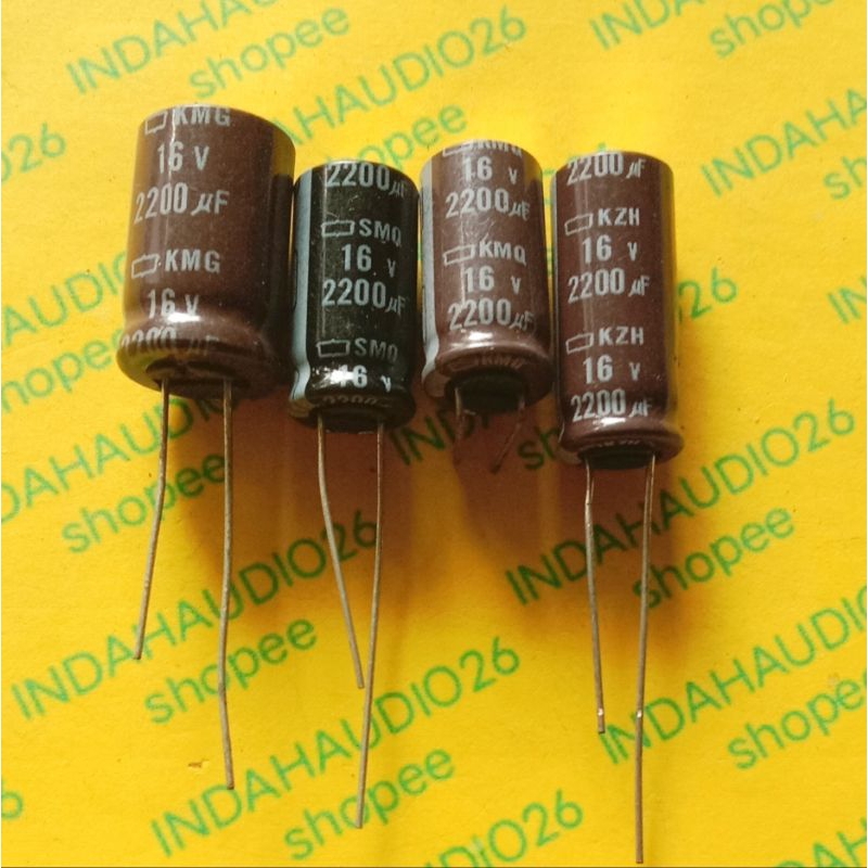 Jual 2200uf 16v nippon chemicon elco kapasitor elko capacitor | Shopee ...