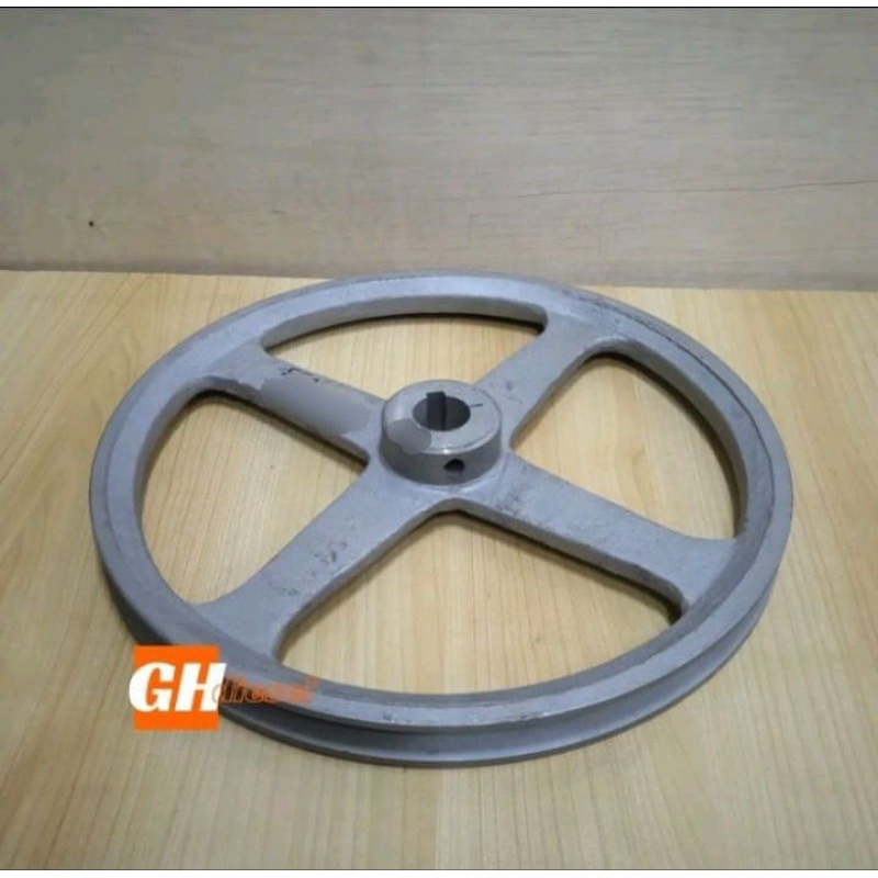 Jual PULLY PULLEY PULI JALUR MESIN COR B1 X 35 (14 inch ) as 19 mili ...