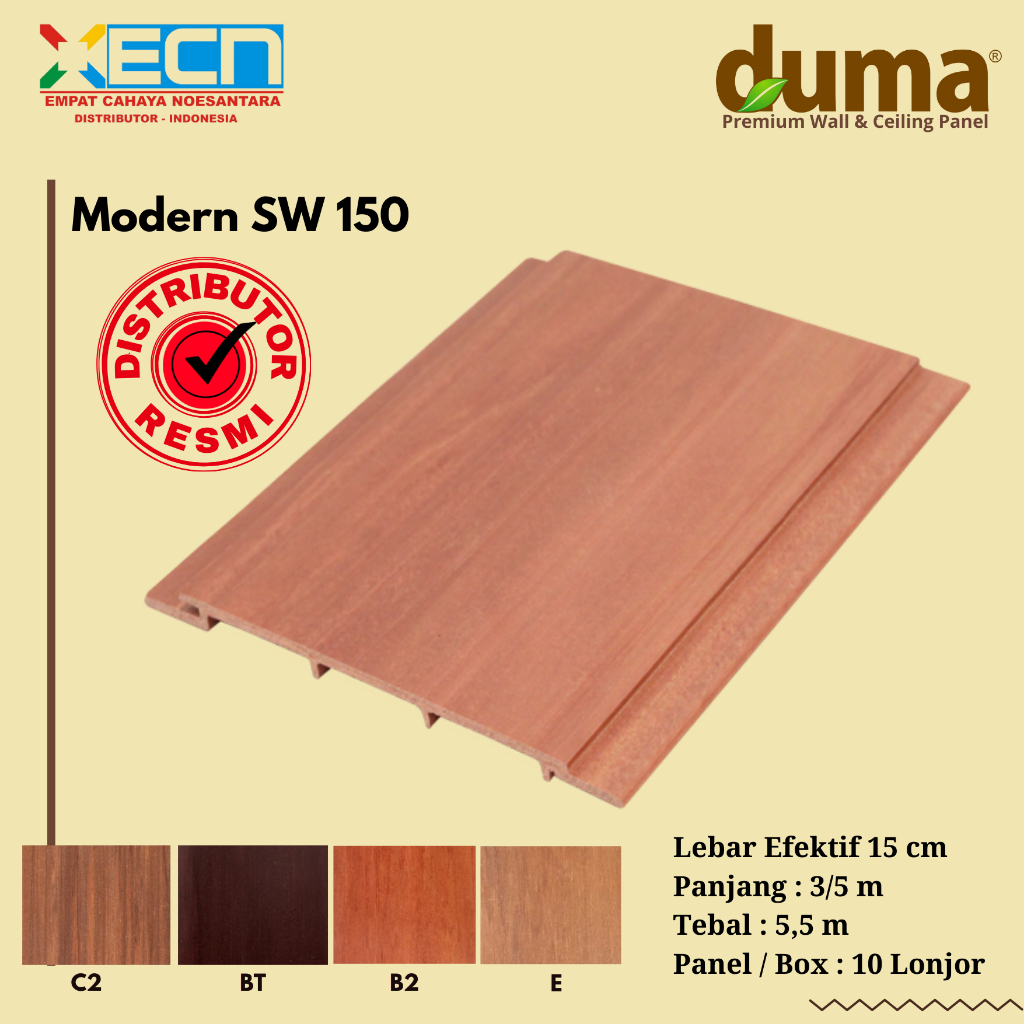 Jual DUMA® PANEL WPC TIPE MODERN SW 150 | Shopee Indonesia