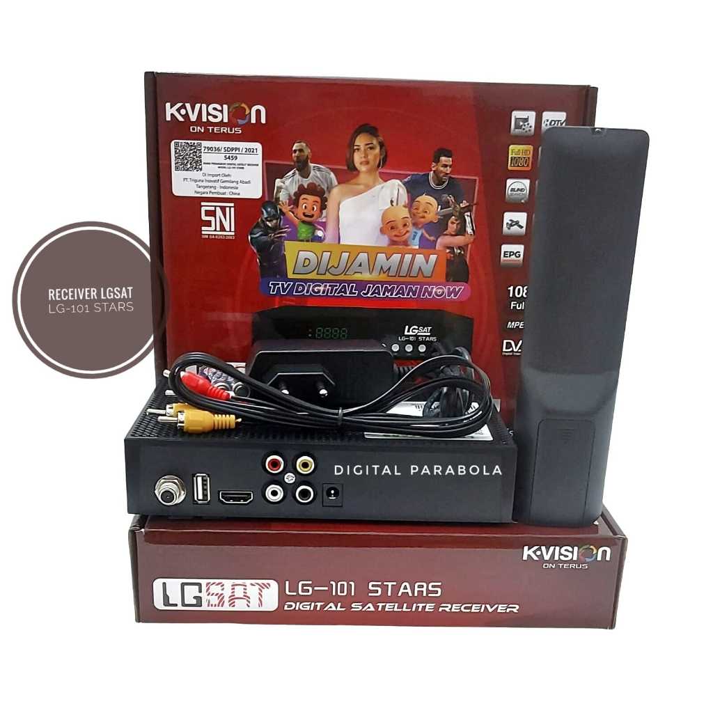 Jual Receiver Parabola Lgsat LG-101 Stars Hybrid Cband dan Kuband | Shopee Indonesia