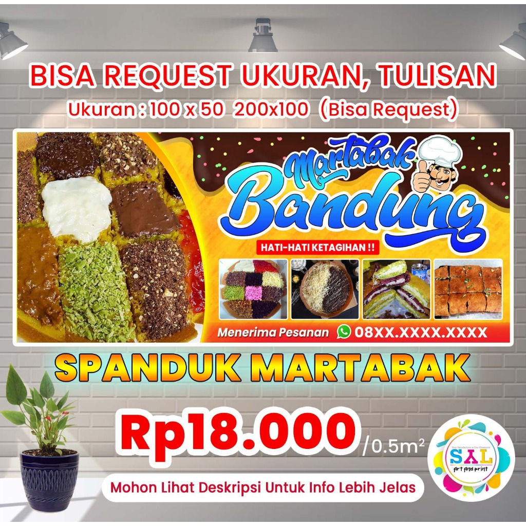 Jual Spanduk Banner Makanan Martabak Bangka, Martabak Bandung | Shopee ...