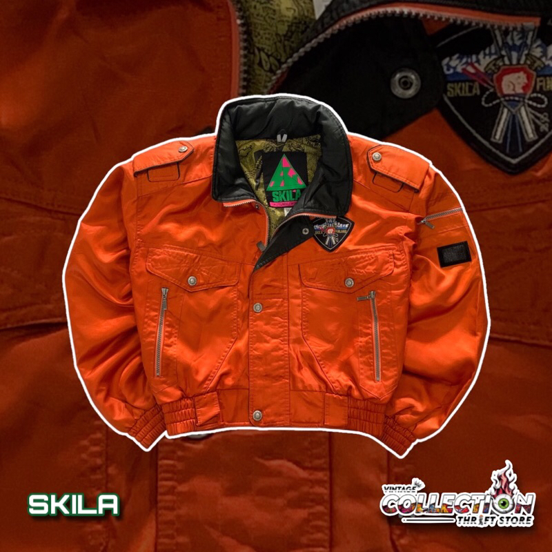 Jual JAKET VINTAGE RACING SKILA | Shopee Indonesia