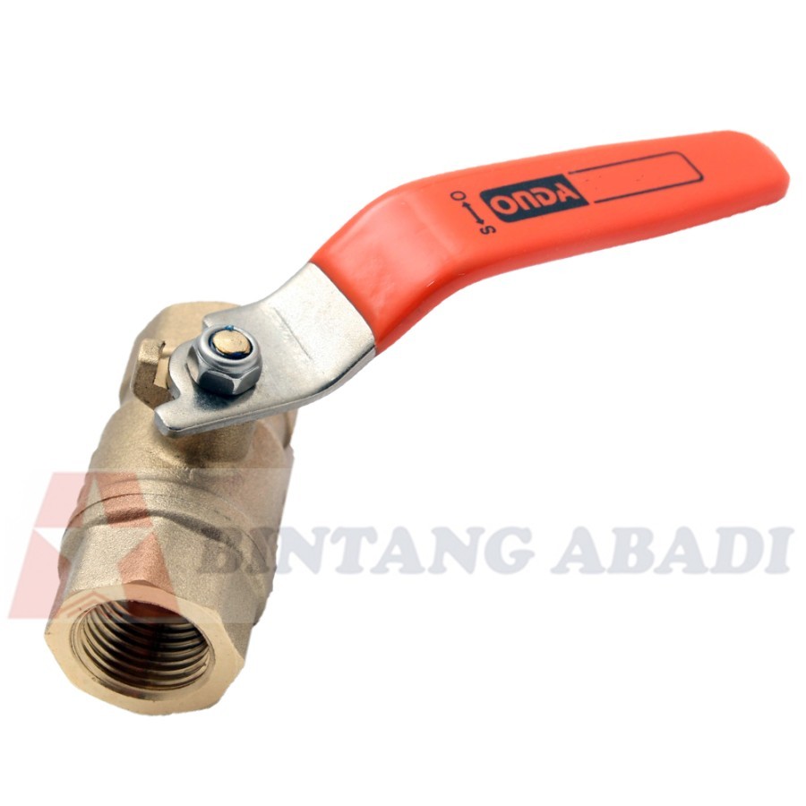 Jual Onda Brass Ball Valve 1/2" / Stop Kran Bola Engkol Kuningan Drat Dalam | Shopee Indonesia