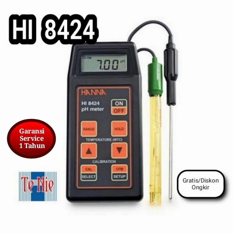 Jual Hanna HI 8424 portable PH/ORP Meter Hanna Instruments | Shopee Indonesia