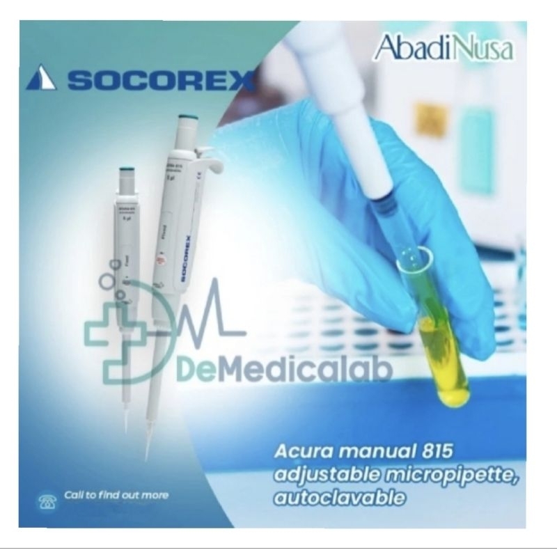 Jual Socorex Acura Fix Micropipette 815 / mikropipet Fixed Socorex ...