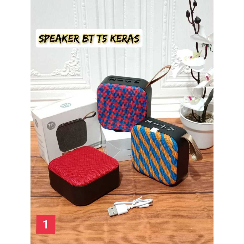 Jual Speaker Bluetooth Portable T5 Spiker USB Kotak Spiker Mini ...