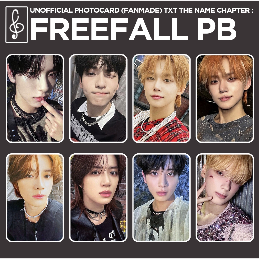 Jual [REPLIKA TXT] FREEFALL PB PHOTOCARD UNOFFICIAL | Shopee Indonesia