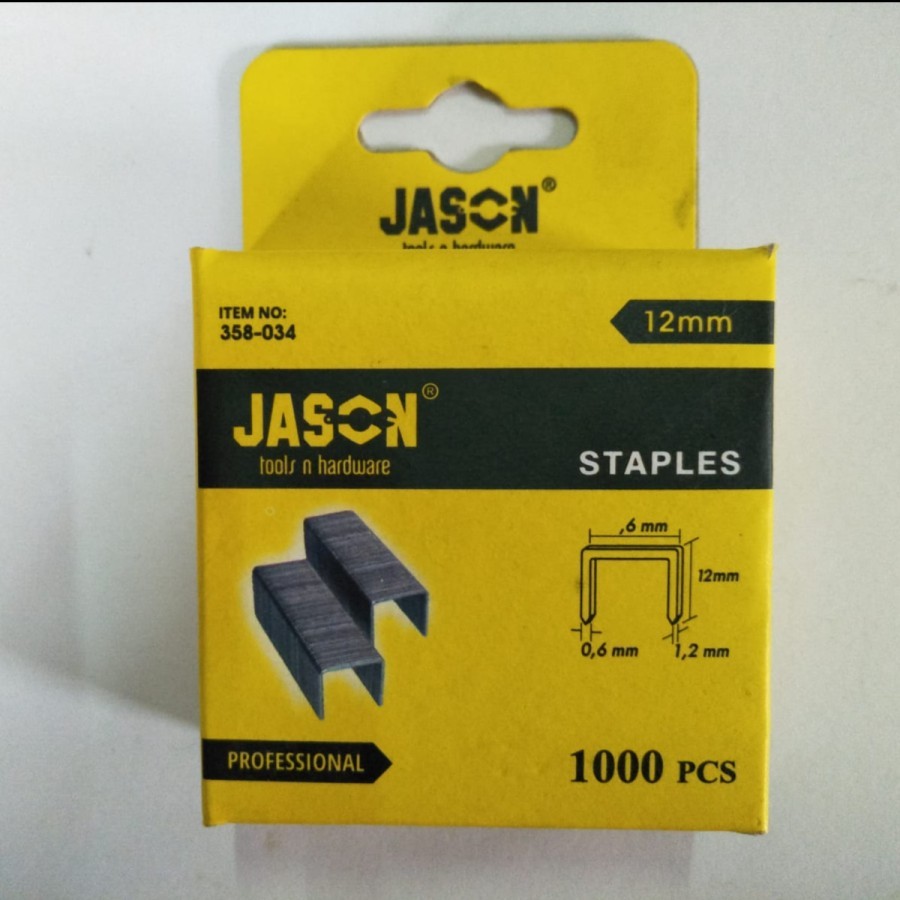Jual Refil Staples Jason /Anak Staples Gun 12MM | Shopee Indonesia