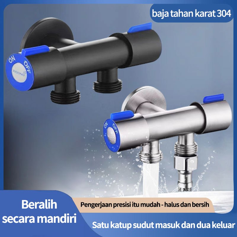 Jual (COD) STOP KRAN CABANG /UNTUK KRAN SHOWER TOILET CLOSET JET SHOWER /Toilet Keran Shower ...