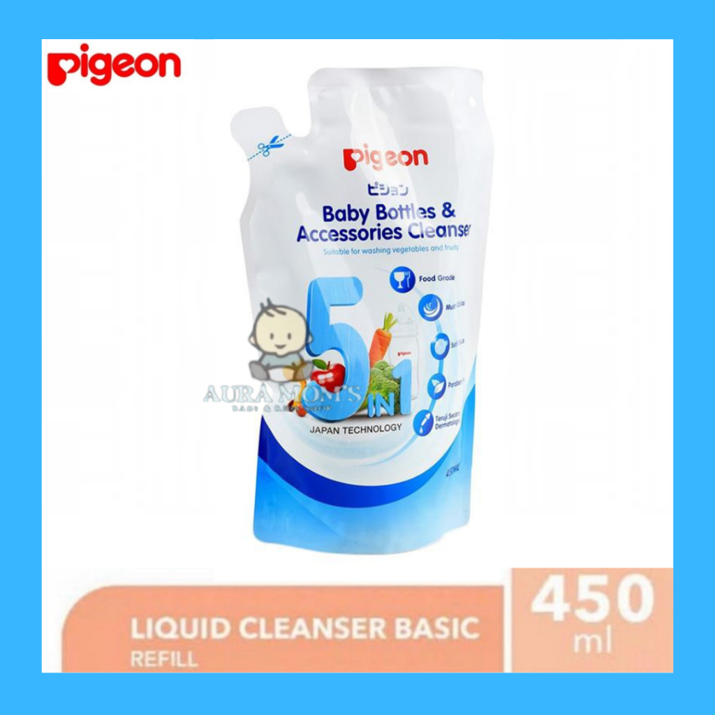 Jual Pigeon - Baby Bottle Accessories Cleanser 450ml REFILL 450 ml ...