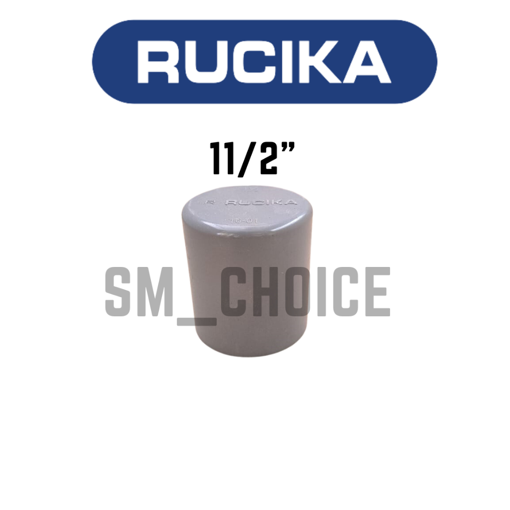 Jual RUCIKA CAP PVC D 11/2 INCH DOP PVC D 11/2" RUCIKA PENUTUP PIPA 11/ ...