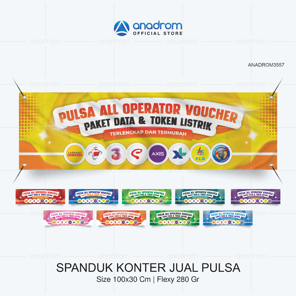 Jual Spanduk Konter Jual Pulsa & Paket Data Panjang | Banner Konter ...