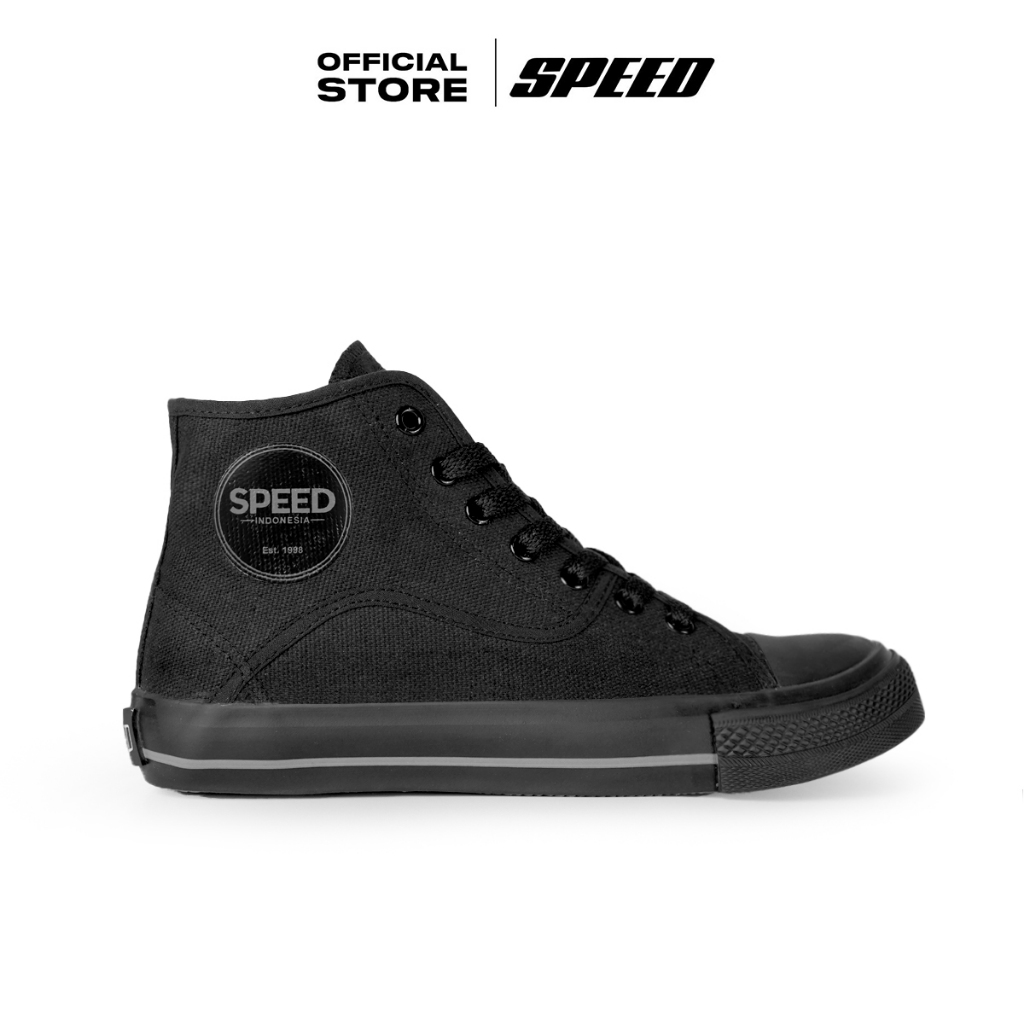 Jual Speed - Retro HI Hitam Hitam - Sepatu Pria Wanita 37 - 43 | Shopee ...