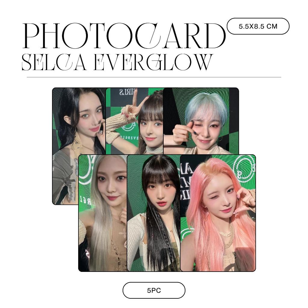 Jual PHOTOCARD EVERGLOW SELCA ALL MY GIRLS (ISI 5 PCS + LAMINASI 2 SISI ...