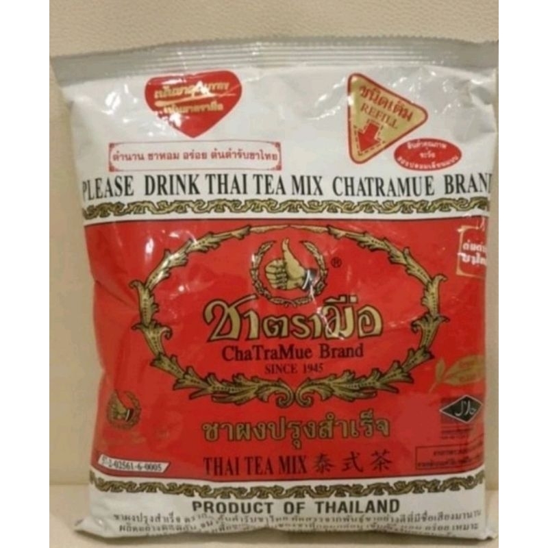 Jual Teh thailand thai tea mix chatramue brand 400 gram | Shopee Indonesia