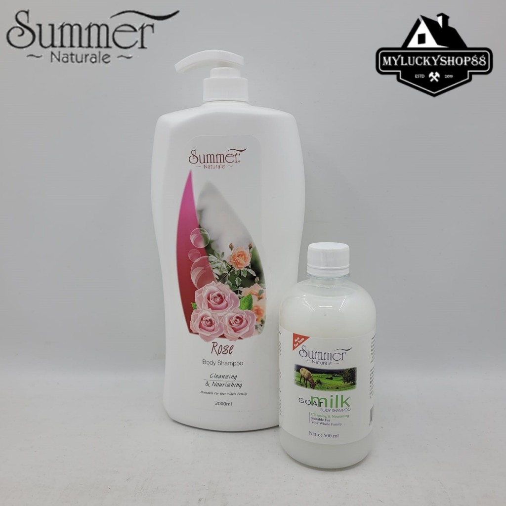Jual Summer Naturale Soap 2L Sabun Mandi Cair 2 Liter Body Shower ...