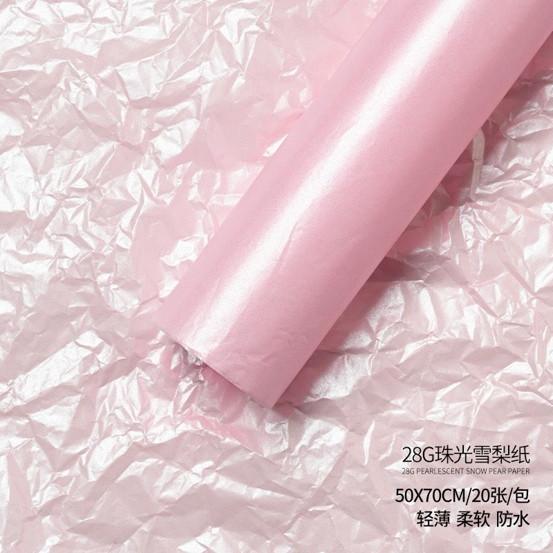 Jual Kertas bunga Pearl Paper / Pearly Snow Pear Paper / Wrapping paper ...