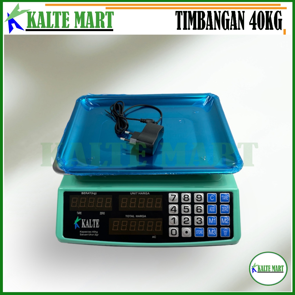 Jual Timbangan Buah Digital 40Kg Digital Computing Scale Double Display | Shopee Indonesia