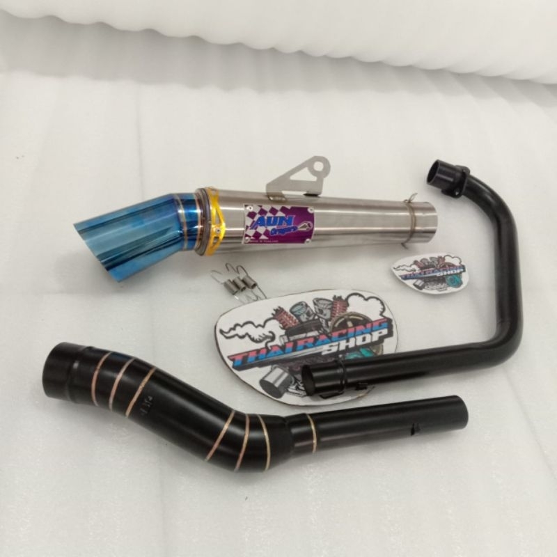 Jual Aun open spec exhaust pipe for raider 150 tmx 125 155 pinoy snper ...