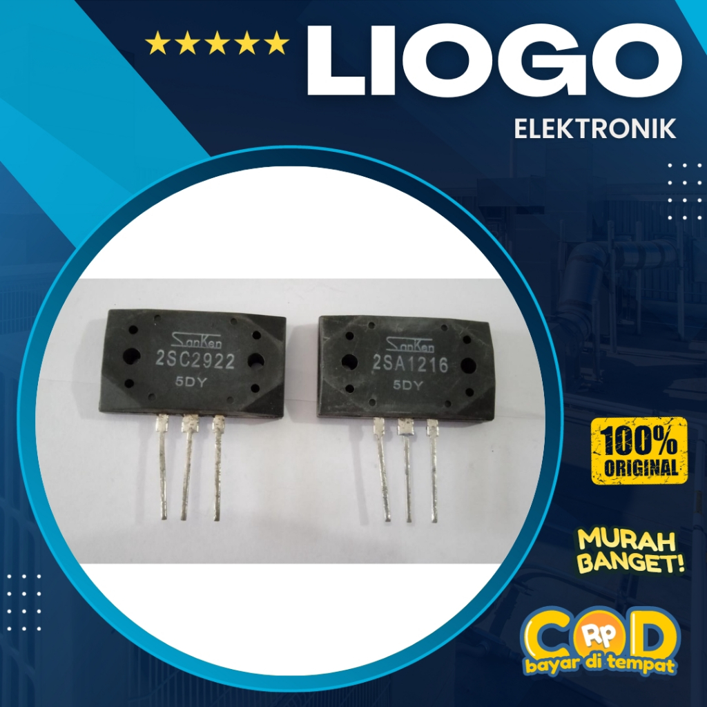 Jual Transistor SANKEN 5DY 2SA1216 2SC2922 / A1216 C2922 II RRT 1 Set | Shopee Indonesia