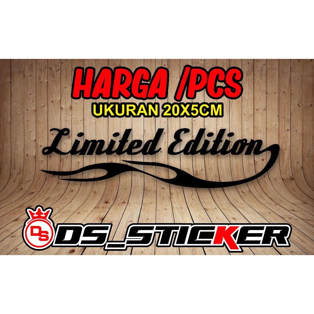 Jual stiker STICKER LIMITED EDITION TRIBAL STIKER MOTOR | Shopee Indonesia