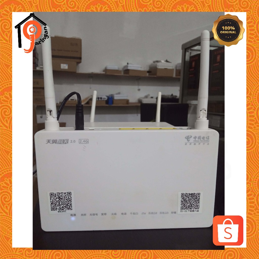 Jual MODEM EPON ZTE F450 PLUS ADAPTOR | Shopee Indonesia