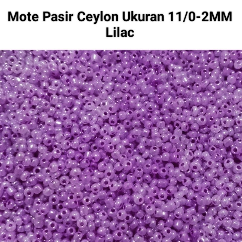 Jual Mote Manik Payet Pasir Ceylon / Susu Ukuran 11/0 - 2MM ( 10 gram ...